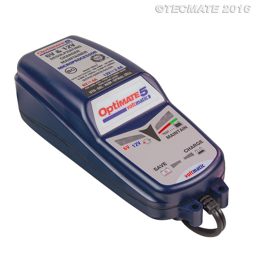 OPTIMATE 5 UNIVERSAL CHARGER 6V 4A / 12V 2,8A – Carter Direct South Africa
