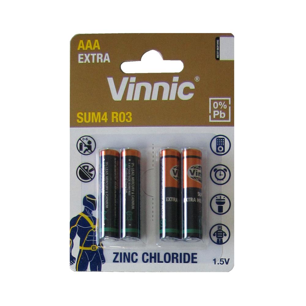 VINNIC HEAVY DUTY AAA 4 PER CARD – Carter Direct South Africa