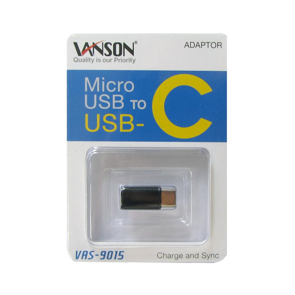 VANSON MICRO USB SOCKET TO USB-C TIP ADAPTOR – Carter Direct South Africa