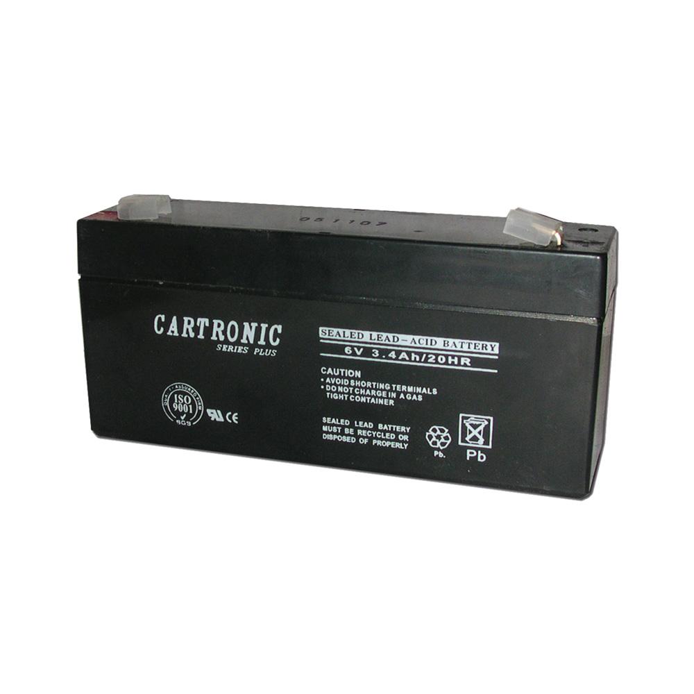 Cartronic Sealed Lead Acid Battery 6V 3.4Ah. WP3.4-6 – Carter Direct ...